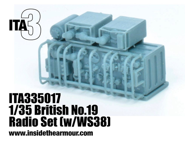 ITA3 - ITA335017 1/35 British WW2 Number 19 Radio Set (w/ WS38)