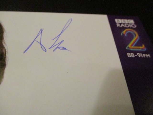 Alex Lester Authentic Autographed BBC Radio 2 6x4 Cast Card