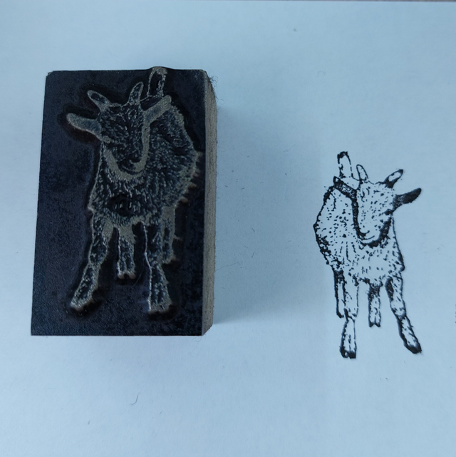 Goat | Printing Stamps London