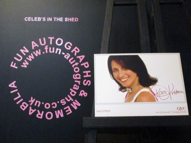 Kara Tritton Original Pre-Print QVC Cast Card