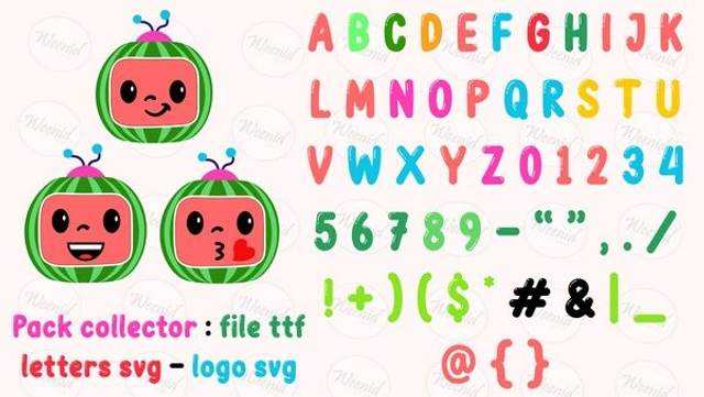 cocomelon svg calligraphy, Alphabet, Font, Letters, Customize Gift ...