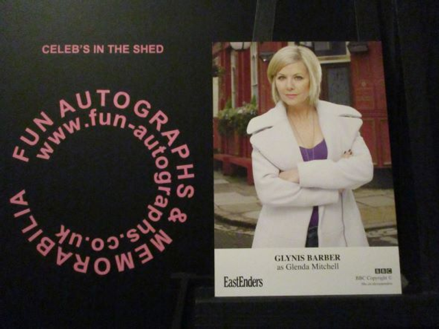 Glynis Barber (Glenda Mitchell) Original EastEnders Cast Card