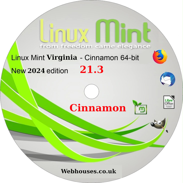 Linux Mint 21.3 "Virginia" DVD