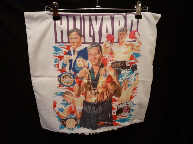 George Hillyard Bare Knuckle Boxer Picture Silk Cover Only (45x45cm ...