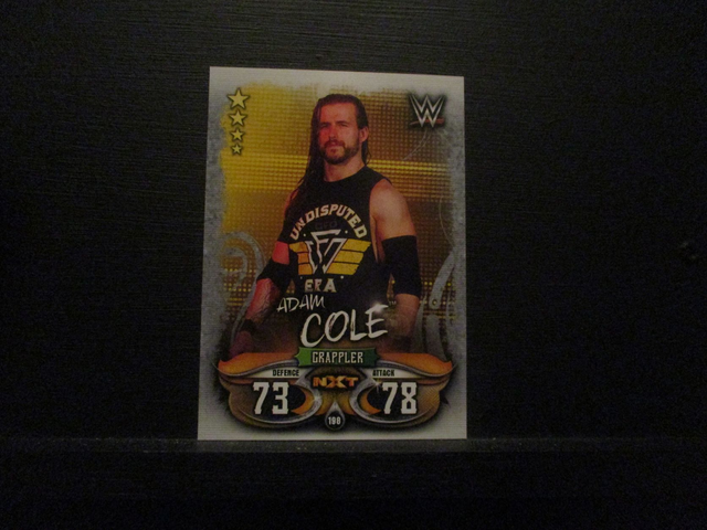 Adam Cole - NXT Slam Attax Live Original Trading Card #198