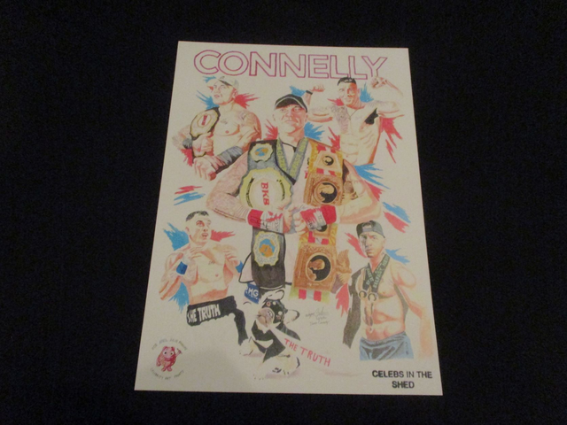 James 'The Truth' Connelly - Limited Edition A4 Portrait Drawing Print