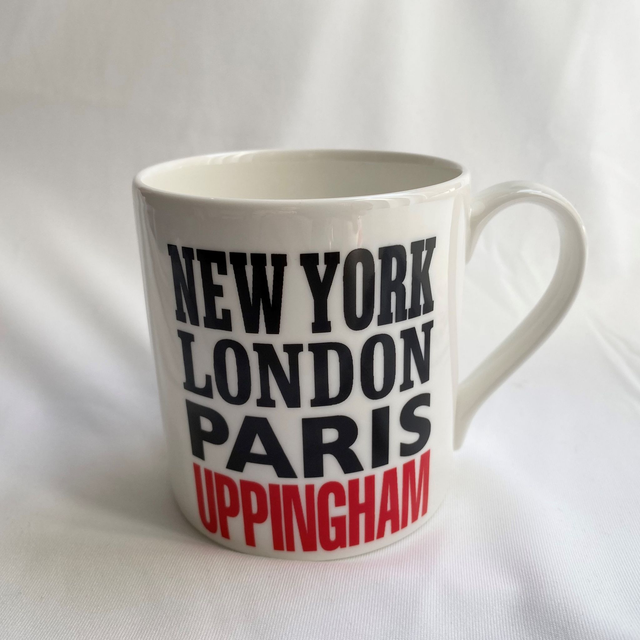 'New York, London, Paris, Uppingham' Mug