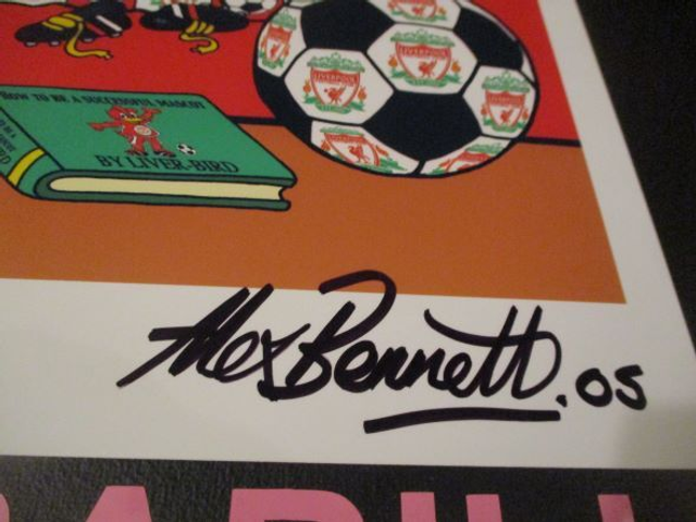 Alex Bennett 'Liverpool' Authentic Autographed A4 Still (1)