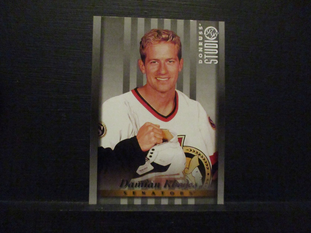 Damian Rhodes - NFL 1997 Donruss Studio Ice Hockey Original Trading ...