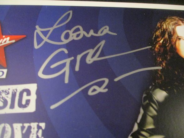 Leona Graham Authentic Autographed Virgin Radio Cast Card (2)