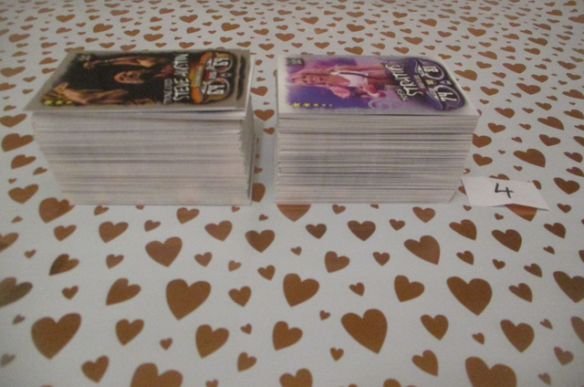 250 Slam Attax Live Trading Card In Good Condition But They Have Bends ...