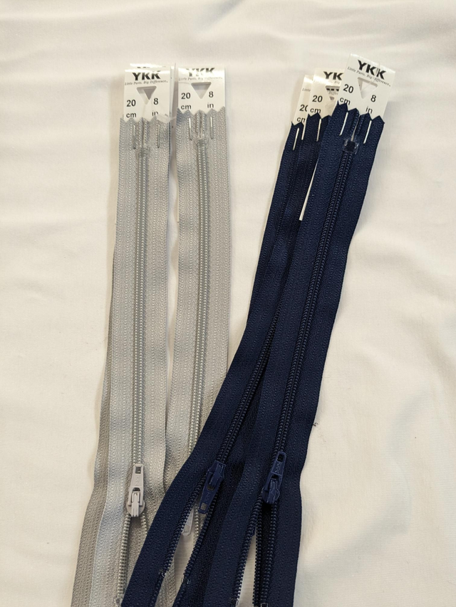 YKK 20cm Nylon Zip
