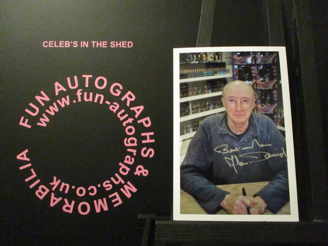 Alan David Authentic Autographed 6x4 Our Facing White Border Photograph