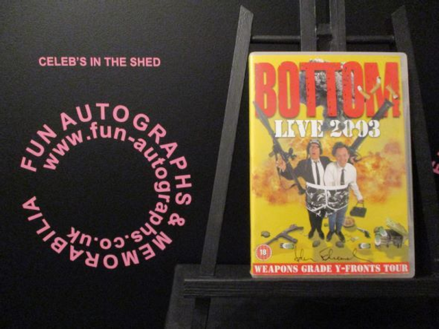 Adrian Edmondson - 'Bottom Live 2003' Authentic Autographed Dvd Cover