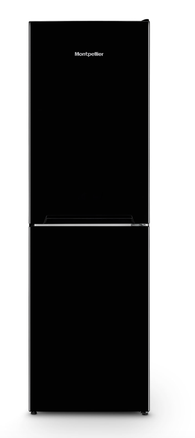 Montpellier MLF1770EK Low Frost Fridge Freezer in Black
