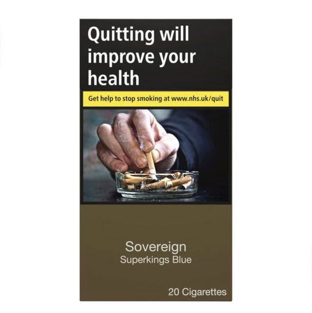 Sovereign Superking Blue 20 Cigarettes | Puffs Store