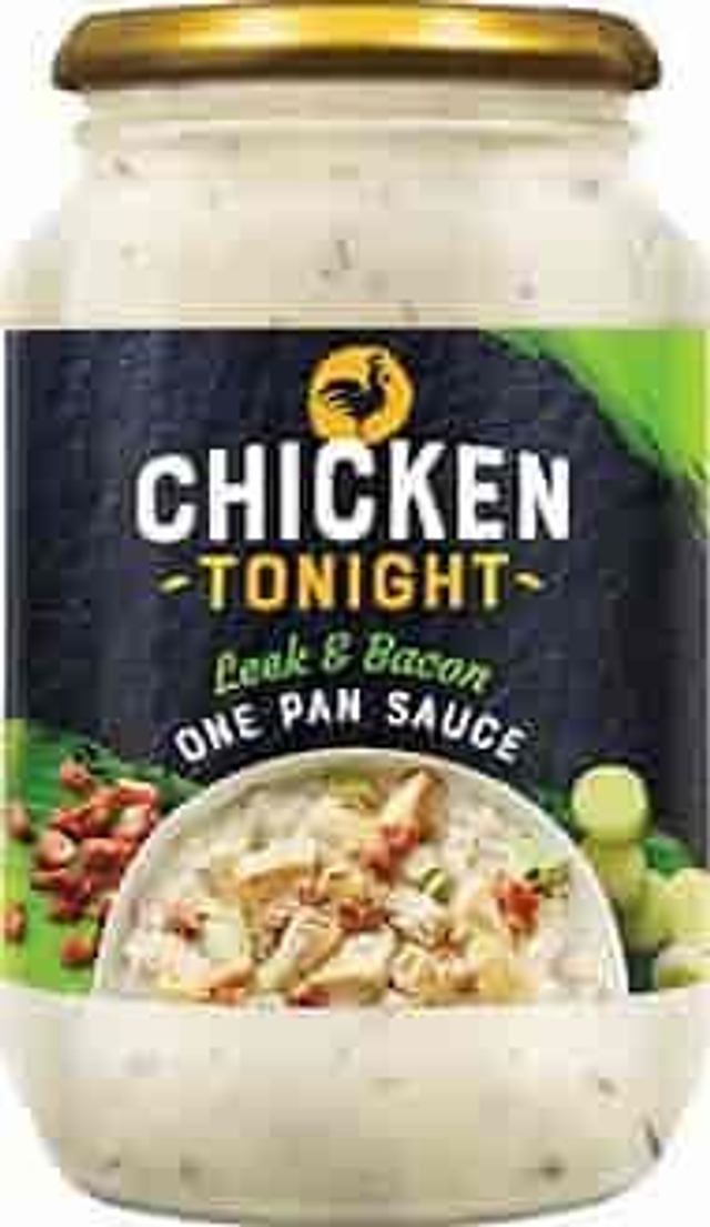 Chicken Tonight - Leek & Bacon Cook in sauce 500g jar