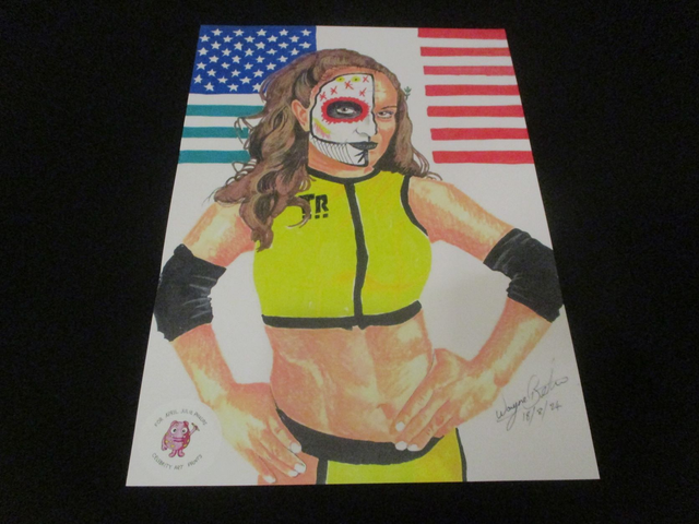 Thunder Rosa Limited Edition A4 Portrait Drawing Print