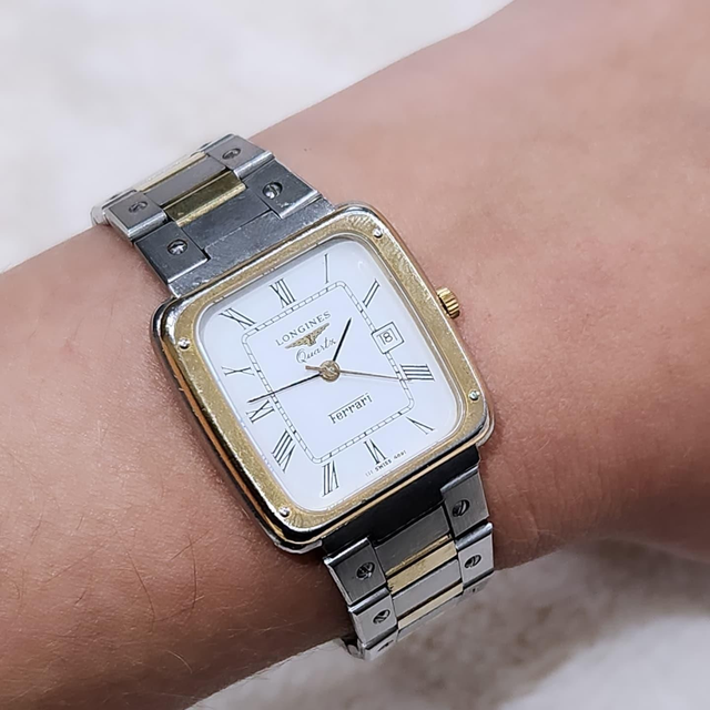 Longines bi colour Ferrari watch